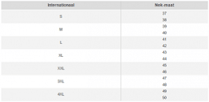 Overhemd maten voor dames/ heren. Bepaal je ideale maat!